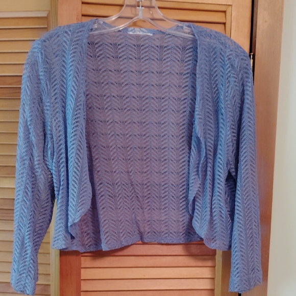Sweaters | Womens Periwinkle Openfront Shrug | Poshmark